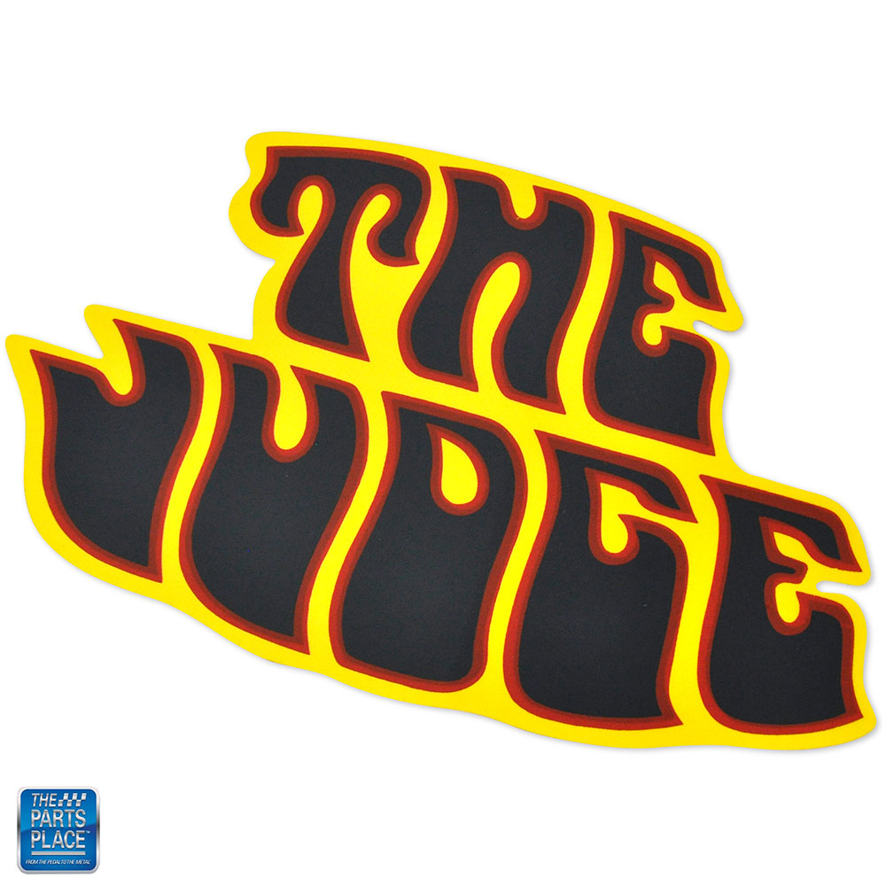 1969 Pontiac GTO The Judge Rear Deck Lid Decal Blue EA | eBay