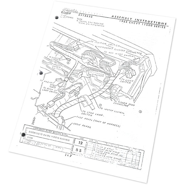 1968 Chevrolet Nova/Chevy II ASSEMBLY MANUAL | Chevrolet Nova/Chevy II ...