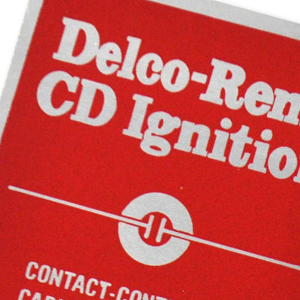 1967 Pontiac GTO/LeMans/Tempest TRANSISTORIZED IGNITION AMPLIFIER DECAL ...