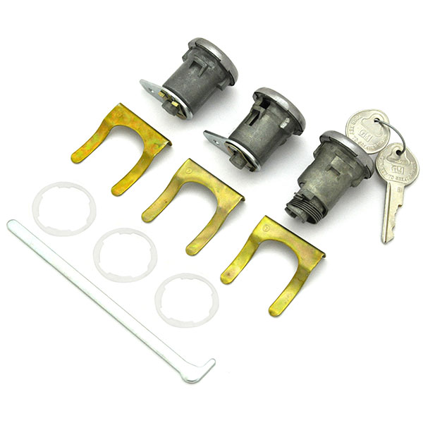 1963 Chevrolet Impala/Caprice/Bel Air DOOR & TRUNK LOCK KIT - PEAR HEAD ...