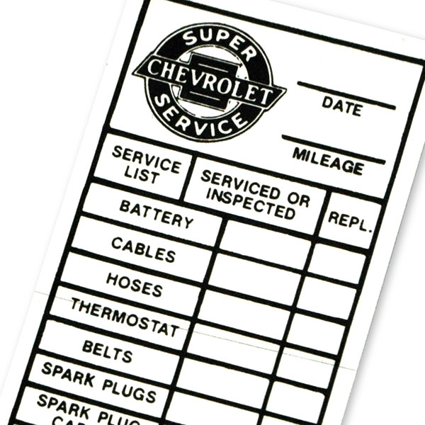 1971 Chevrolet Chevelle/Malibu DEALER INSTALLED ALUMINUM SERVICE TAG ...