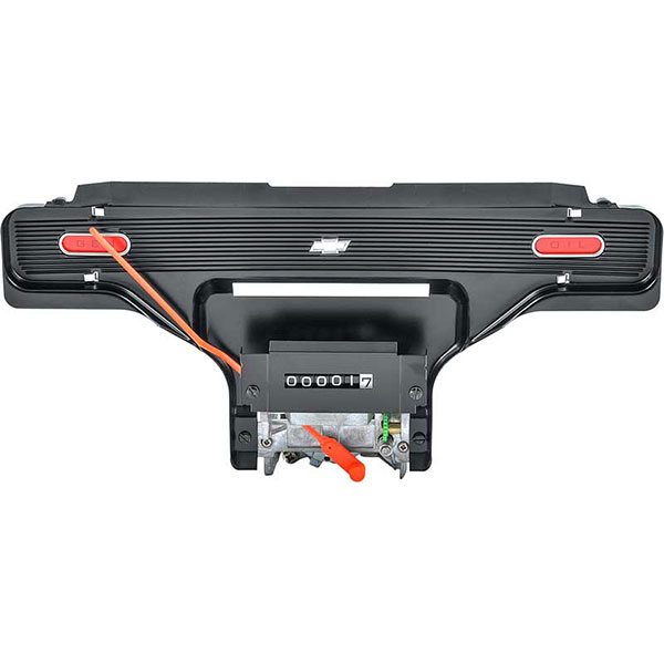 1958 Chevrolet Impala/Caprice/Bel Air SPEEDOMETER FACE PLATE, OIL AND ...
