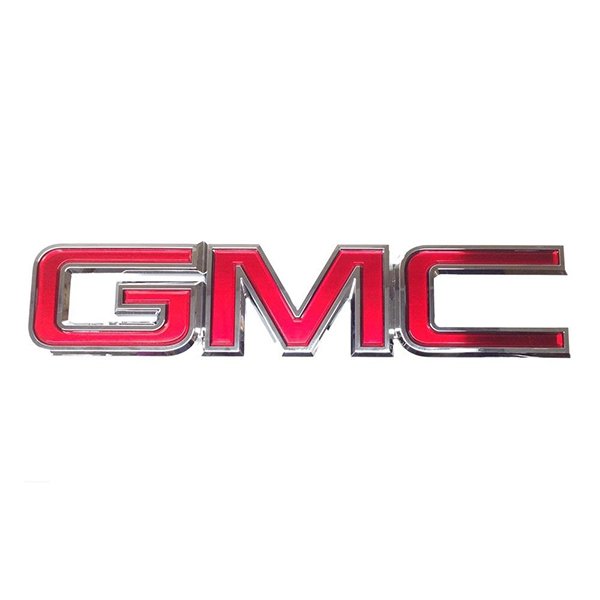2012 GM Truck FRONT GMC GRILLE EMBLEM RED CHROME GM # 22761795 FITS GMC ...