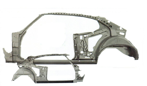 1968 Pontiac GTO/LeMans/Tempest QUARTER & DOOR FRAME ASSEMBLY COUPE ...