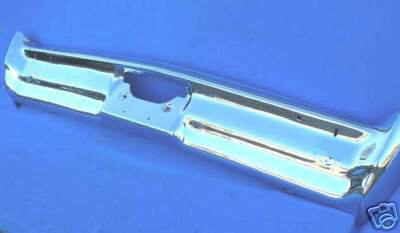 1965 Pontiac GTO/LeMans/Tempest CHROME REAR BUMPER W/O BACKUPS (NEW ...