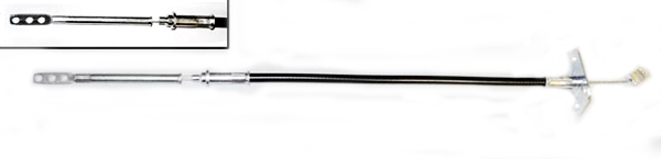 1966 Pontiac GTO/LeMans/Tempest THROTTLE CABLE (FITS 66-67 4 BBL & 66 ...