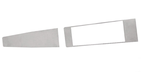 1972 Chevrolet Chevelle/Malibu SILVER CONSOLE INSERT KIT ALUMINUM ...