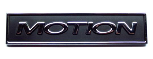 (1968 - 1972 Nova/Chevy II) BALDWIN "MOTION" EMBLEM (BLACK BACKGROUND ...