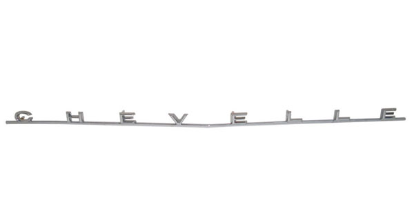 1966 Chevrolet Chevelle/Malibu CHEVELLE SS REAR PANEL EMBLEM "CHEVELLE ...