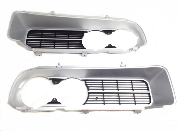 1967 Pontiac Firebird/TransAm FIREBIRD STANDARD GRILLES (SILVER) - PR ...
