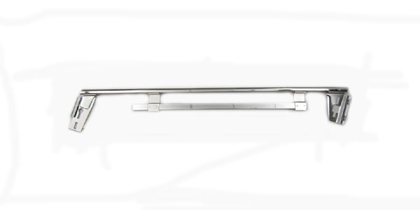 1964 Pontiac Full Size FRONT DOOR GLASS LOWER CHROME WINDOW FRAME - LH ...