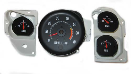 1971 Chevrolet Chevelle/Malibu SS GAUGE CONVERSION KIT (5500 RPM) - KIT ...