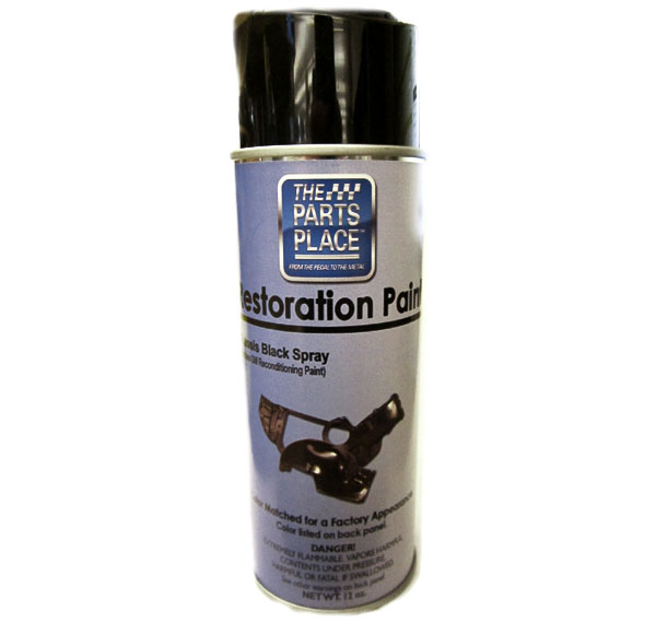 1971 Chevrolet Chevelle/Malibu SEMI-GLOSS BLACK CHASSIS SPRAY (LACQUER ...