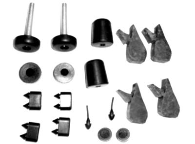 1970 Pontiac GTO/LeMans/Tempest RUBBER BUMPER KIT (INCLUDES 2 HOOD ...