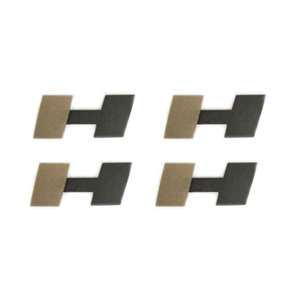 1975 Mopar â€œHâ€ CAPS DECALS FOR HURST VINTAGE WHEEL CAPS â€“ BLACK ...