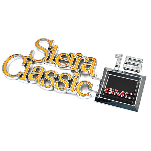 1977 GM Truck SIERRA CLASSIC 15 NEW FENDER EMBLEM GM 351833 - EA DIE ...