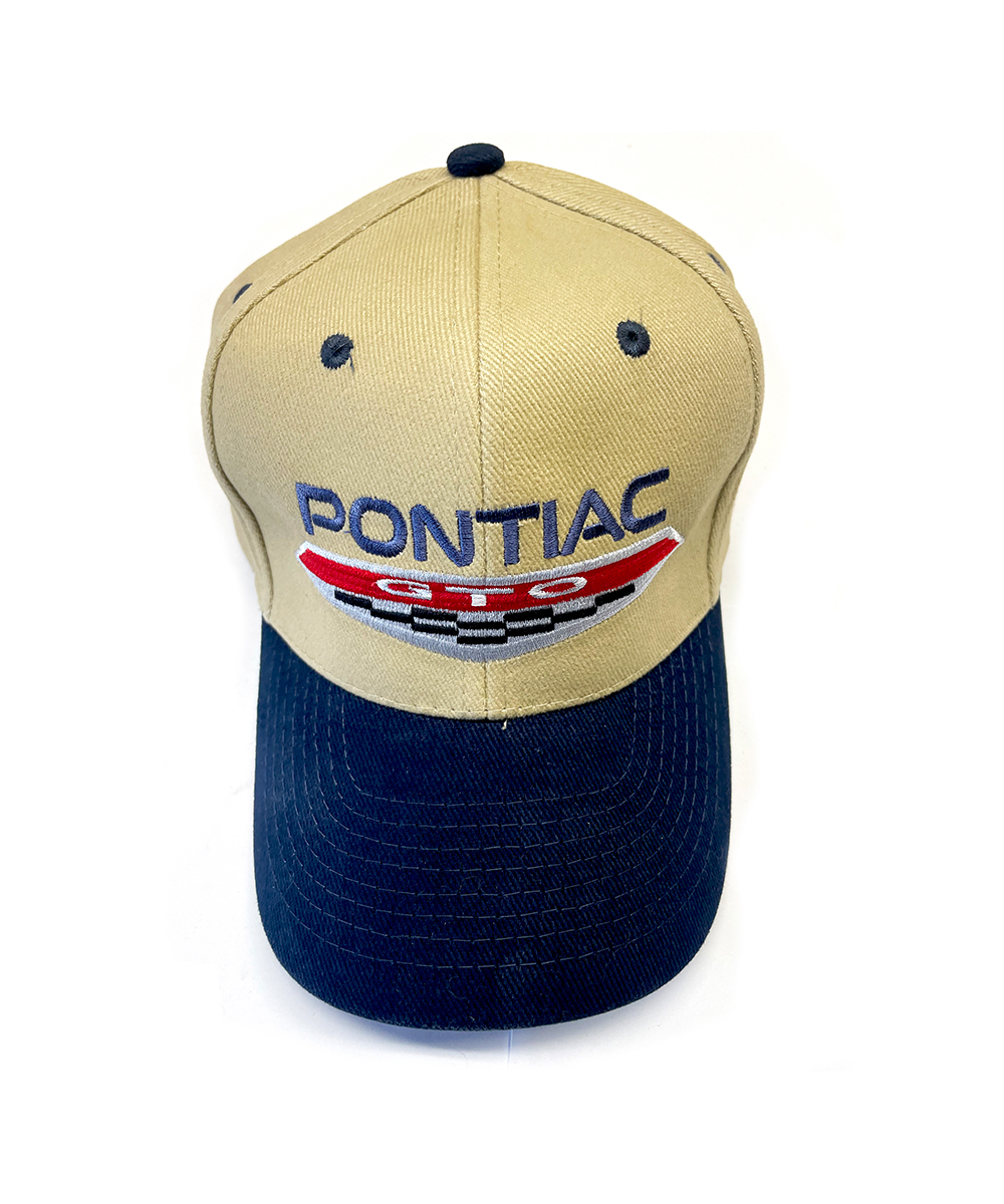1968 Pontiac GTO/LeMans/Tempest PONTIAC HAT (BLUE & KHAKI WITH GTO ...