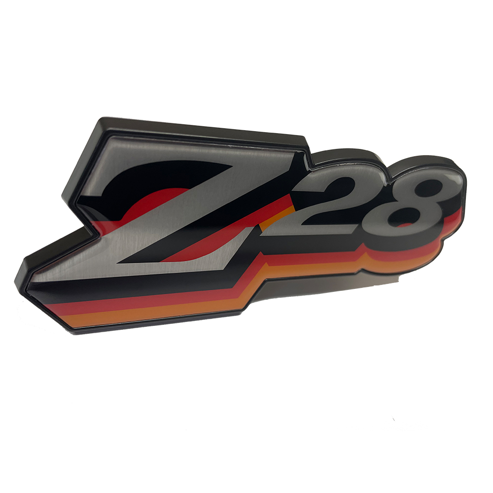 1978 Chevrolet Camaro Z28 NAMEPLATE FRONT GRILL EMBLEM (RED) GM 475528 ...