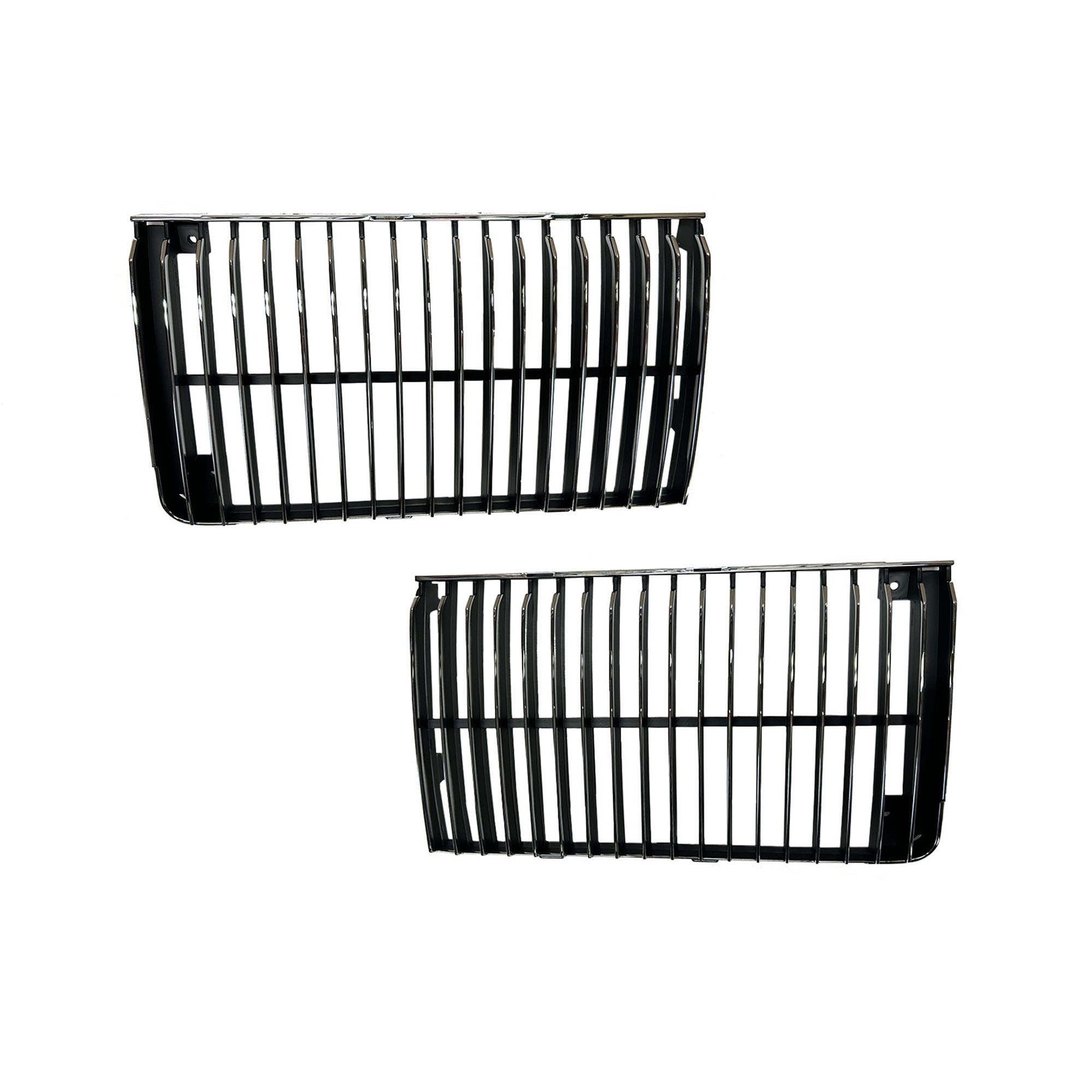 1987 Oldsmobile Cutlass/442/F85 FRONT GRILLES; SUPREME; BLACK & CHROME ...