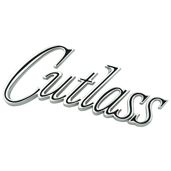 1970 Oldsmobile Cutlass/442/F85 CUTLASS FENDER EMBLEM "CUTLASS" SCRIPT - EA | Oldsmobile Cutlass ...