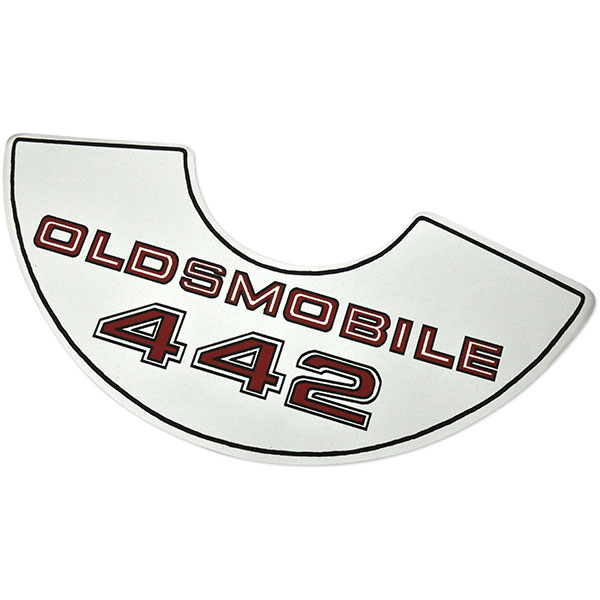 1970 Oldsmobile Cutlass/442/F85 442 AIR CLEANER DECAL (D00005 ...
