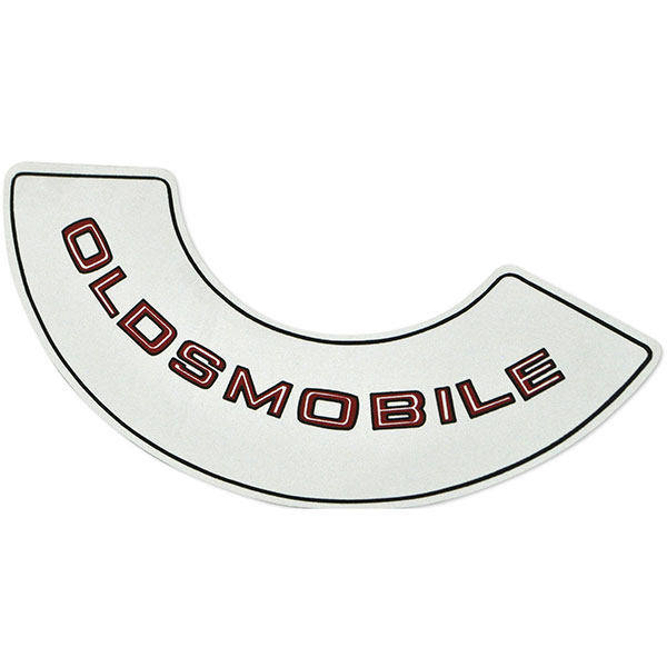 1978 Oldsmobile Cutlass/442/F85 OLDSMOBILE AIR CLEANER DECAL (D00184 ...