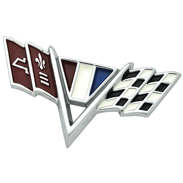 1964 Chevrolet Chevelle/Malibu FRONT FENDER EMBLEM (V- FLAGS) 327 / 409 ...