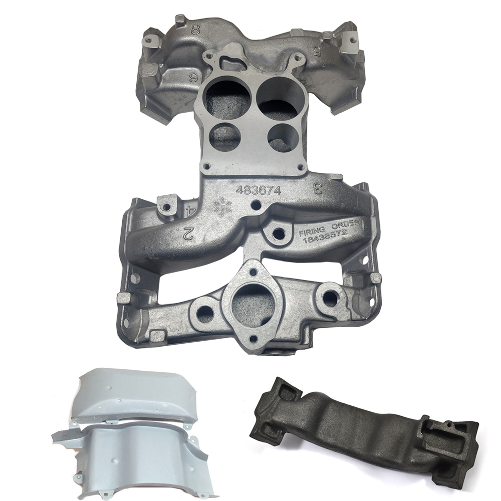 1971 Pontiac GTO/LeMans/Tempest H/O ALUMINUM INTAKE MANIFOLD KIT WITH ...