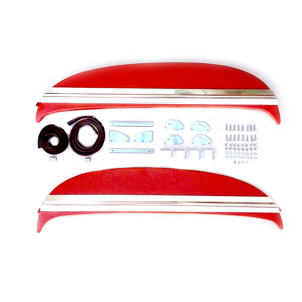 1967 Chevrolet Impala/Caprice/Bel Air REAR FENDER SKIRTS WITH MOLDINGS ...