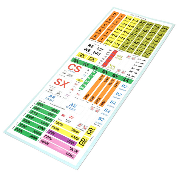 1971 Oldsmobile Cutlass/442/F85 CONCOURSE DETAIL DECAL KIT (442 ...