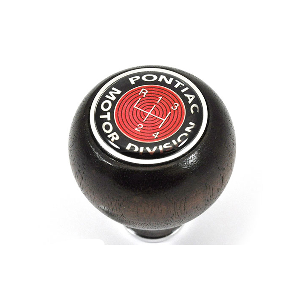 1969 Pontiac GTO/LeMans/Tempest SHIFT KNOB WALNUT WOOD WITH 4-SPEED ...