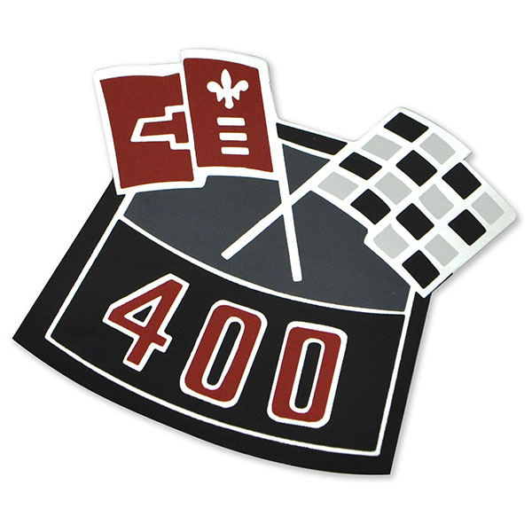 1969 Chevrolet Nova/Chevy II 400 CROSS FLAG AIR CLEANER DECAL (DC0581 ...