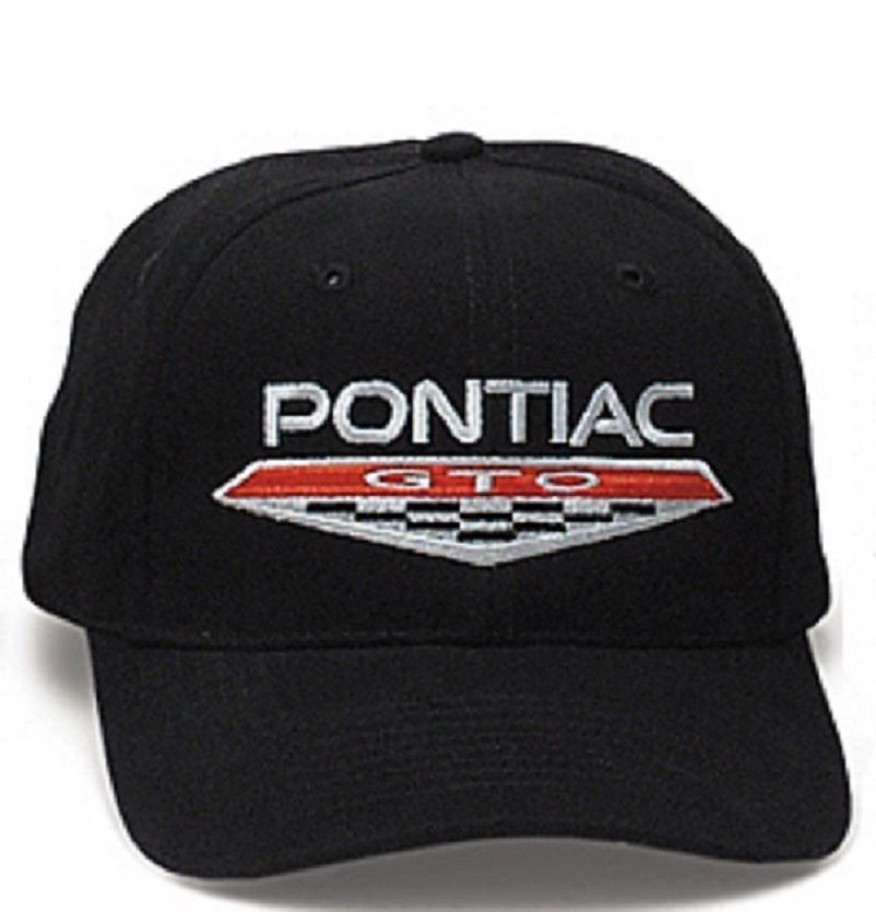 1979 Pontiac GTO/LeMans/Tempest PONTIAC HAT (BLACK WITH GTO EMBLEM ...