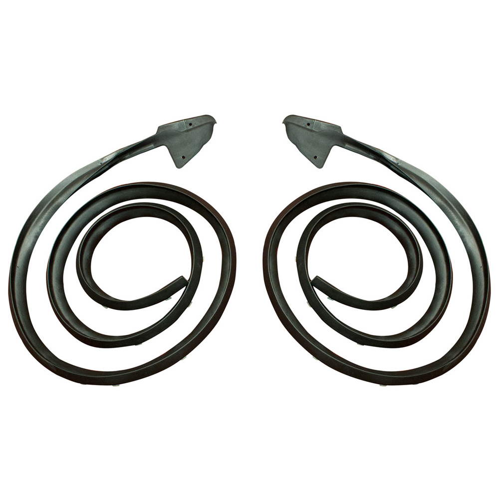 1968 Mopar DOOR FRAME WEATHERSTRIP, 2 DOOR COUPE, HARDTOP, PAIR (A-BODY ...