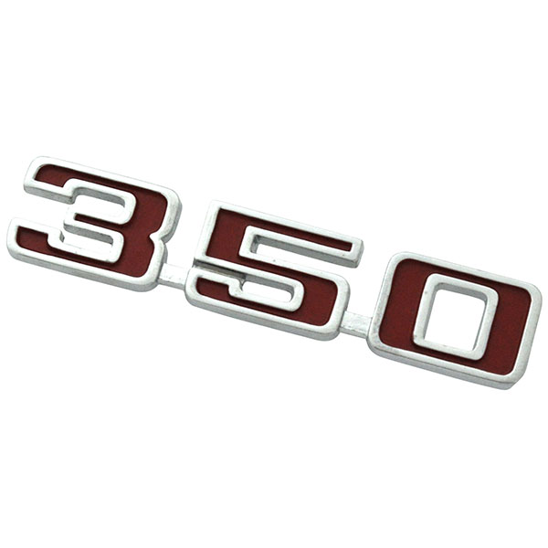1973 Chevrolet Chevelle/Malibu CHEVELLE FENDER EMBLEM "350" RED - EA ...