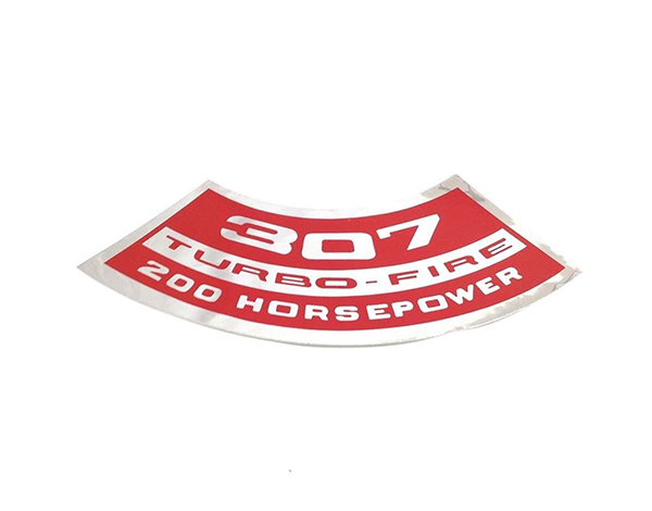 1984 Chevrolet El Camino 307 TURBO-FIRE 200 HP AIR CLEANER DECAL ...