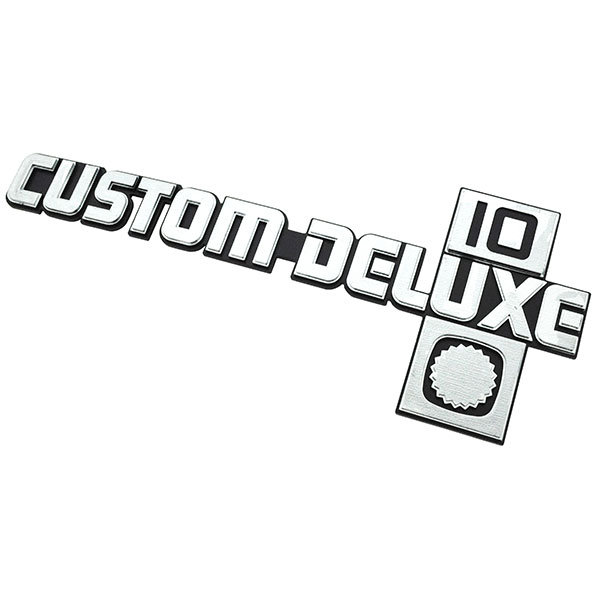 1986 GM Truck SQUARE BODY CHEVROLET TRUCK FENDER EMBLEM ''CUSTOM DELUXE ...